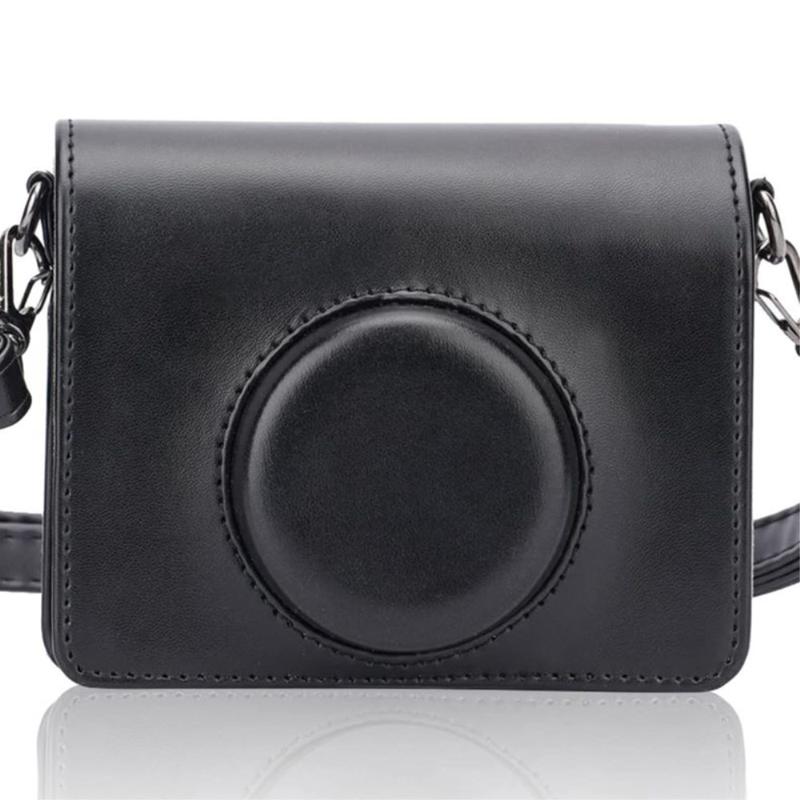 Instax mini Evo PU Leather Retro Camera Bag Anti-drop Protective Cover ...