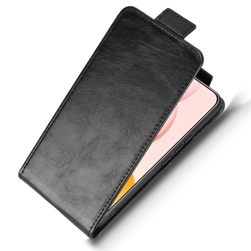 Honor 400 Pro Vertical Flip Case with Stand - Black