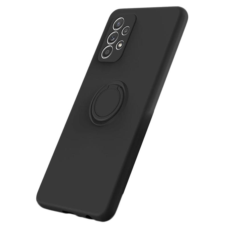 Samsung Galaxy A33 5G Liquid Silicone Case with Ring Holder