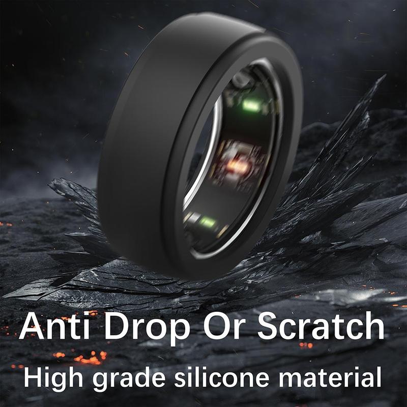Oura Ring Gen3 Anti-Scratch Silicone Case - Size: 10/11/12/13 - Black