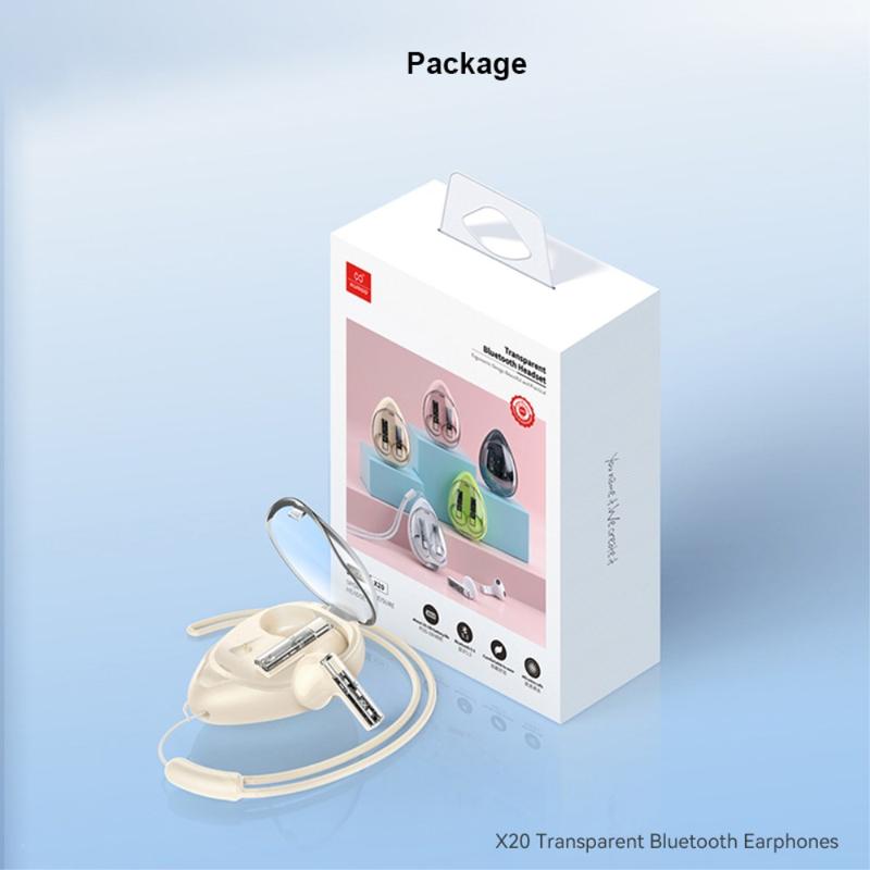 XUNDD X20 Transparent TWS Bluetooth Earphone Wireless Stereo Music ...