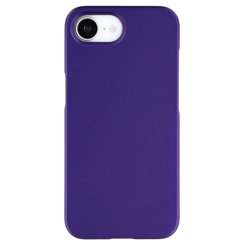iPhone 16e Rubberized Plastic Case - Purple